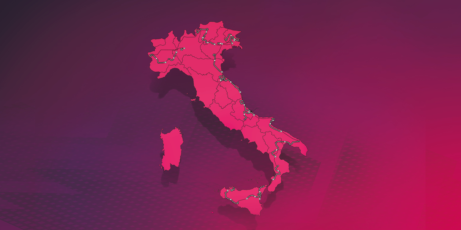 Itinéraire et étapes du Giro d'Italia 2020